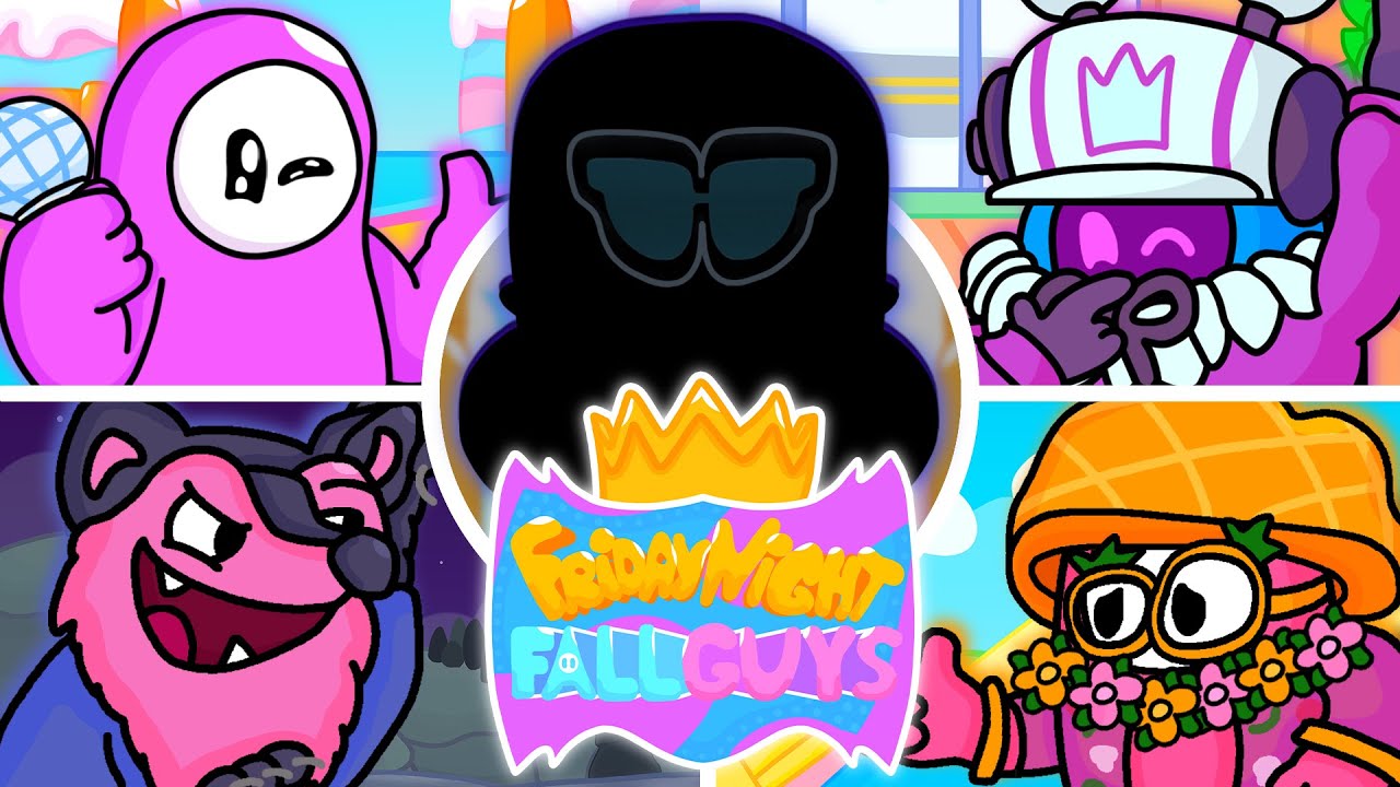 Friday Night Fall Guys: Reimagined - Gameplay Of All Songs | FNF Mod VS ...