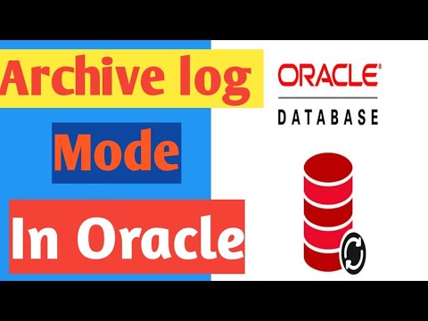 Archive log mode in oracle | How to Enable & disable archive log mode - YouTube
