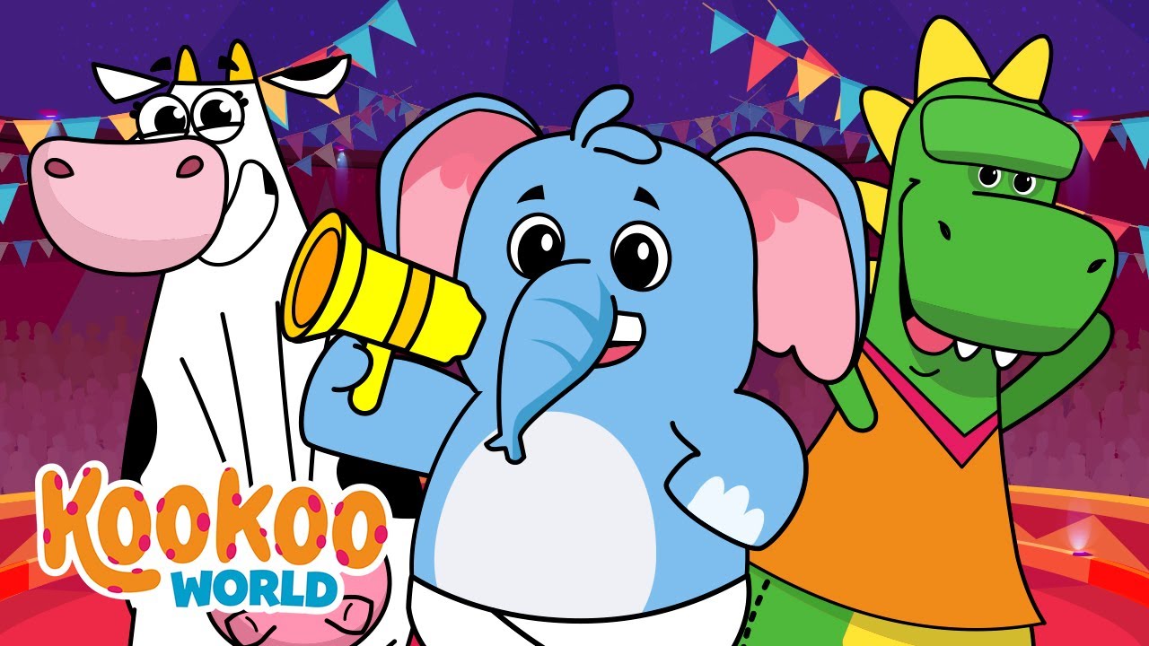 One Elephant Went Out To Play 🐘 Kookoo World's Friends - YouTube
