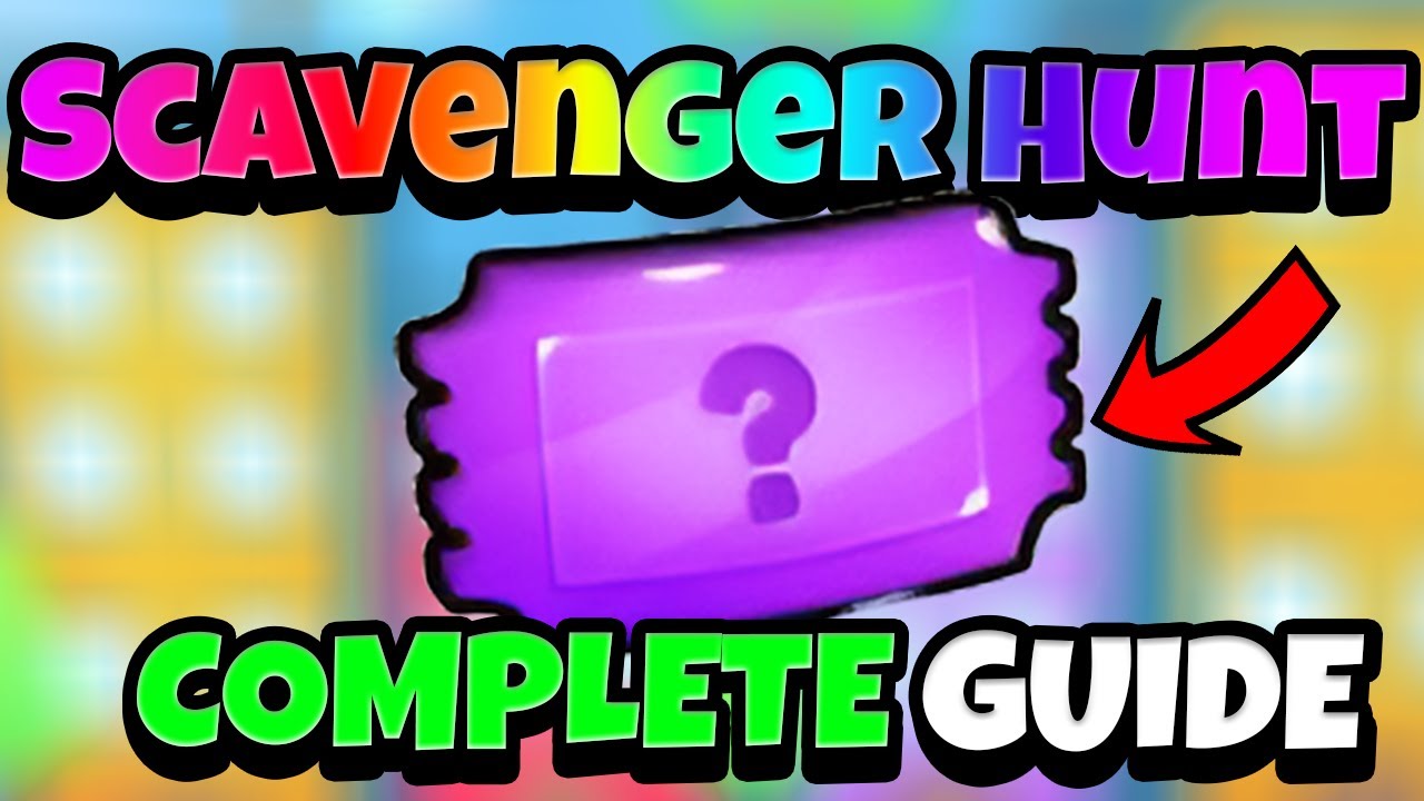 How to complete *SECRET* Scavenger Hunt In Pet Simulator 99! - YouTube
