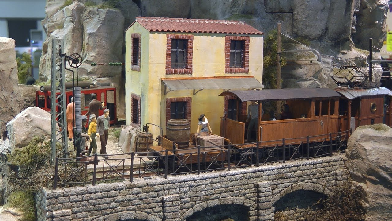 Modellbahn Diorama Île Va 0ú in Spur 0e von Thomas Schmid - YouTube