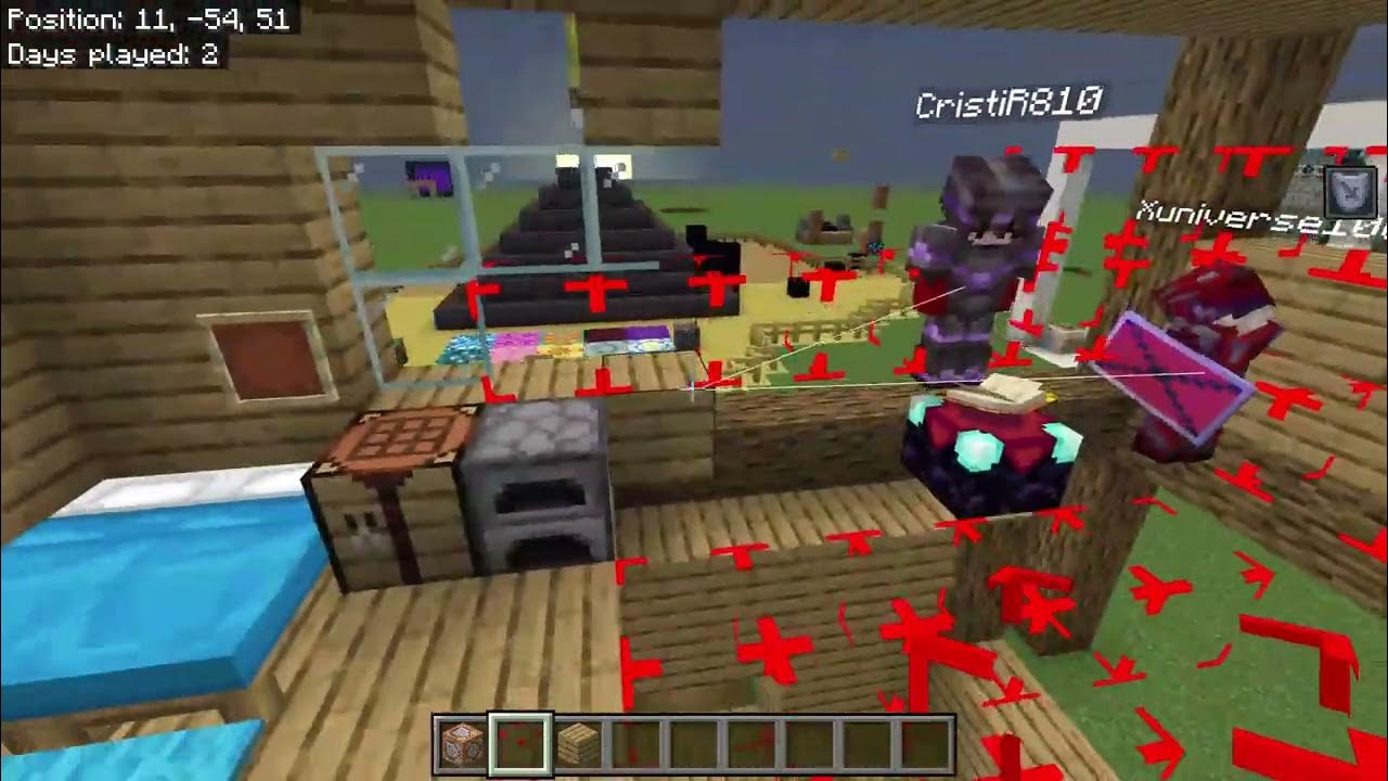 Trolling my friend using Structure Void blocks! - YouTube