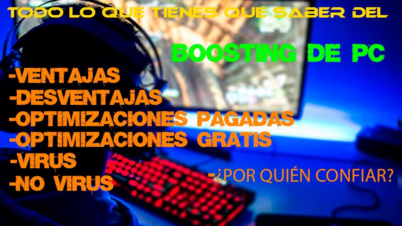 ¿BOOST PC? Aqui Te HABLO TODO sobre el BOOSTING de PC's | HLANX - YouTube