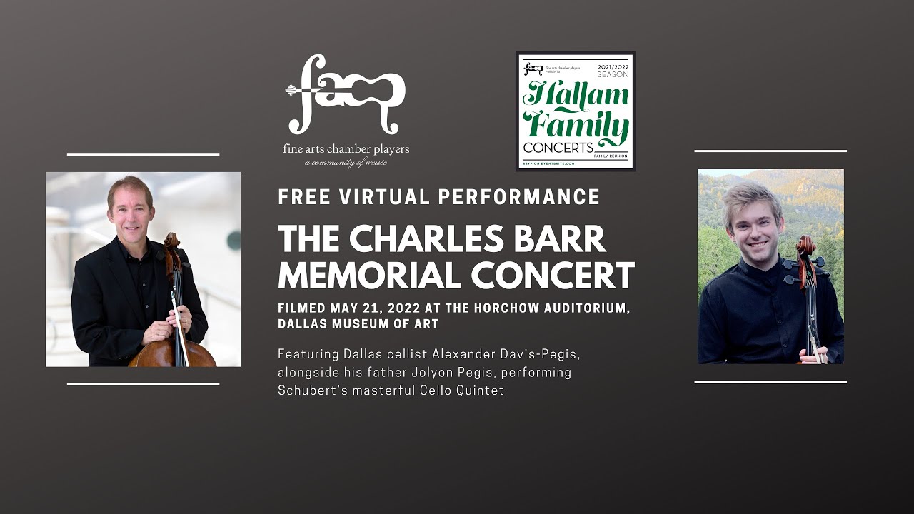 2022, May - CHARLES BARR MEMORIAL CONCERT, an online Hallam Family ...