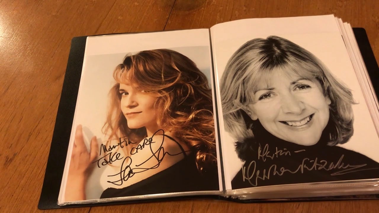 My Autograph Collection - Film & TV Actors 2 part 1 - YouTube