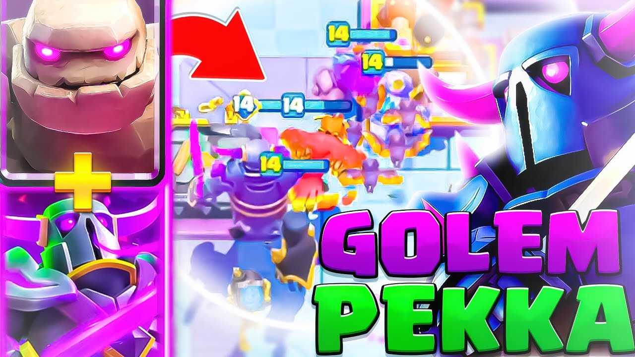 UNBELIEVABLE! GOLEM PEKKA IS BROKEN🔥 - BEST DECK WITH EVOLUTION PEKKA ...