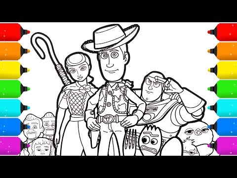Toy Story 4 Coloring Page Drawing and Coloring