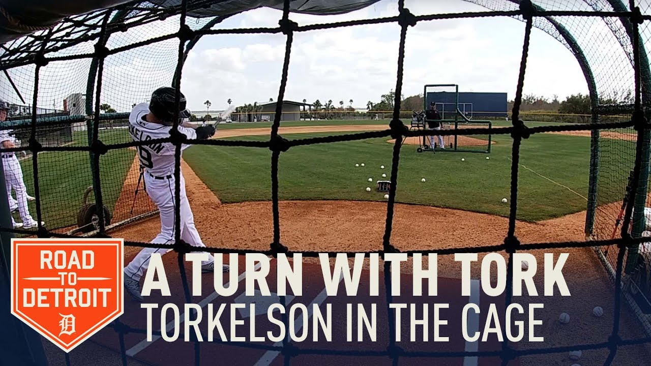 A Turn with Tork: Spencer Torkelson in the Batting Cage - YouTube