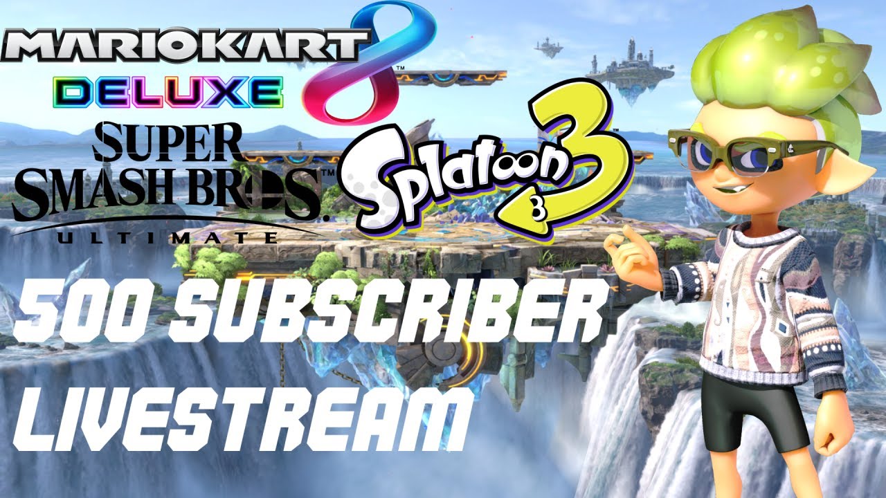 MARIO KART, SMASH ULTIMATE AND SPLATOON 3 MULTIPLAYER GAME STREAM ...