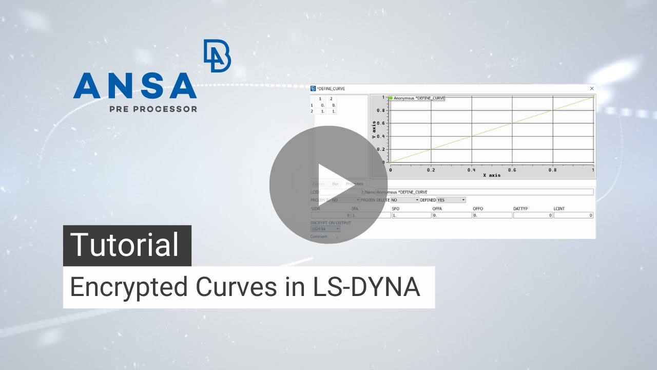Encrypted Curves in LS-DYNA - YouTube