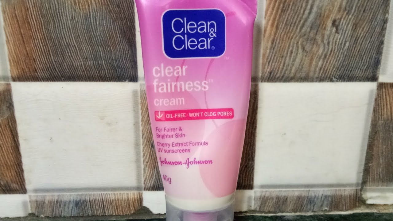 Clean clear clear fairness cream for fairer brighter skin UV sunscreen ...