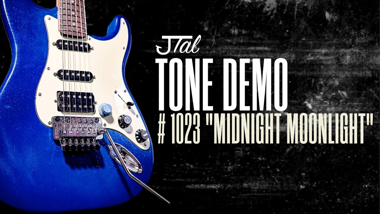 How Does The Guitar Sound? JTal Guitars Tone Demo Model 1023 Midnight ...