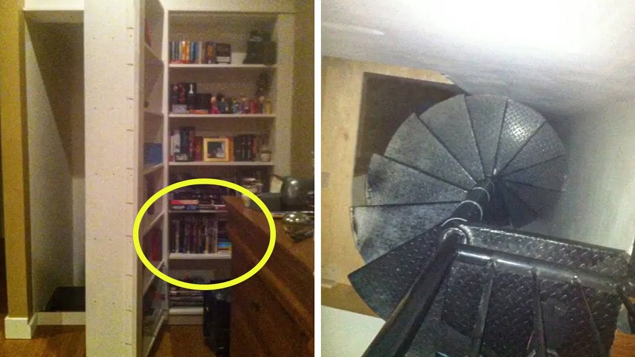 Kids Stumble Upon Hidden Room Behind Bookcase in Their Home, Unleashing ...