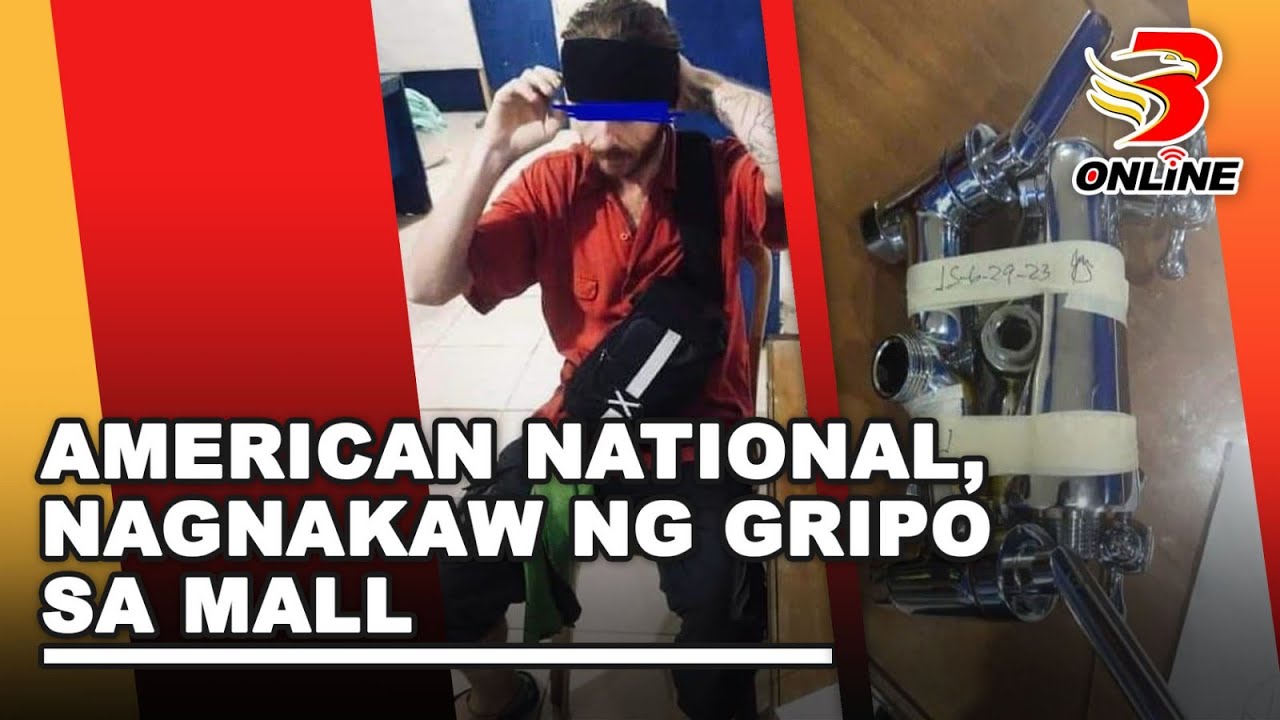 American national, nagnakaw ng gripo sa mall - YouTube