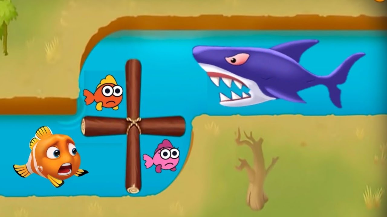 Save the fish Fishdom / Fish rescue game /ios android gameplay ...