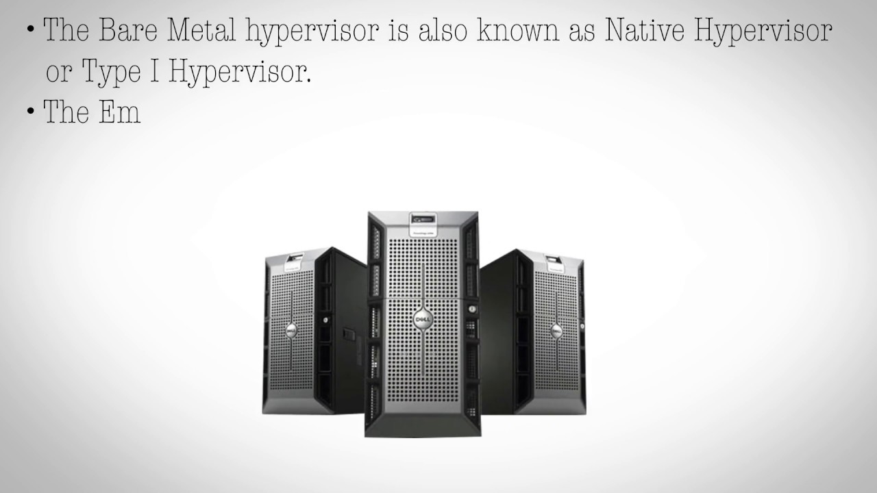 Difference Between Type I and Type II Hypervisor - YouTube