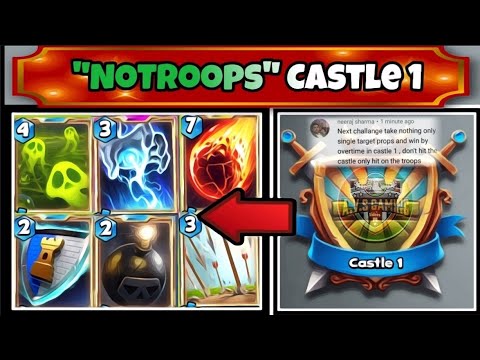 Winning without using any troop in Castle 1 | Troll in Castle 1 Part:3 ...