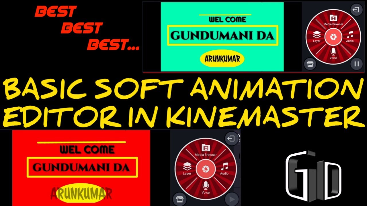 how to make animation in kinemaster Best and basic animation editor in ...