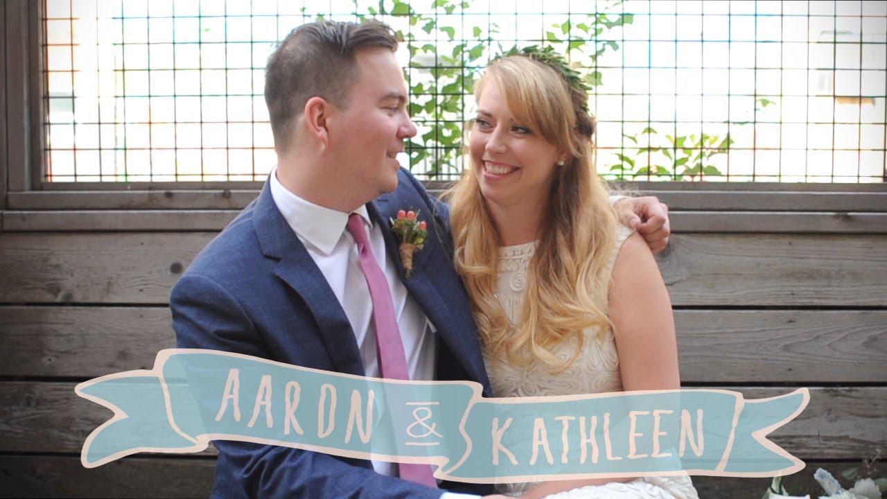 Aaron & Kathleen's Intimate Gladstone Wedding - YouTube