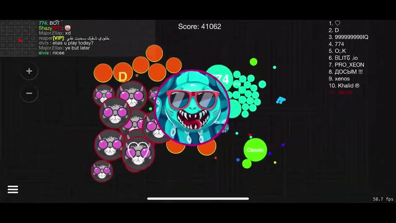 Blob io Crazy mode (Season 3) 1 - YouTube