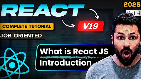 React JS 19 tutorial in Hindi 2025 - YouTube