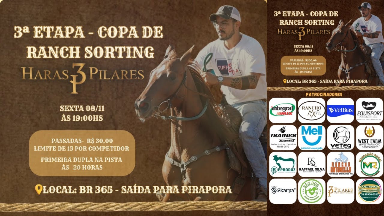 3º ETAPA - COPA DE RANCH SORTING - YouTube