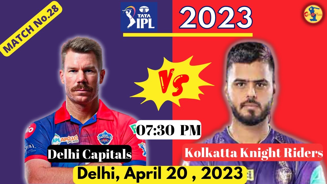 IPL 2023 | Data Visualisation of Match 28 | DC vs KKR | #ipl2023 # ...