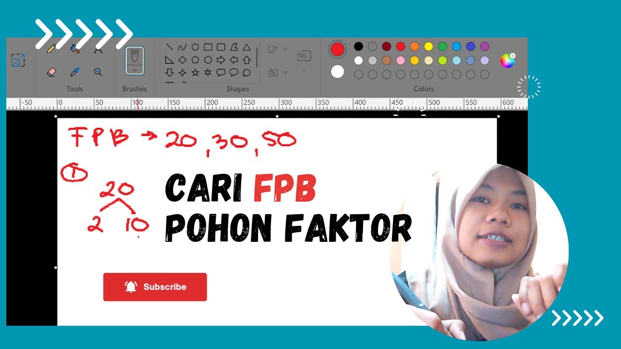Cara Mencari FPB Dengan Pohon Faktor | Materi Kelas 6 SD - YouTube