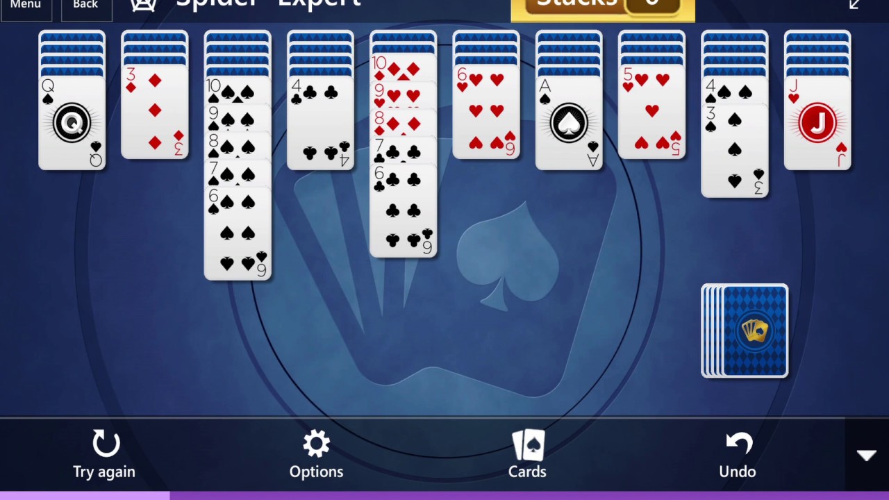 Microsoft solitaire collection spider expert 1 - peopletery