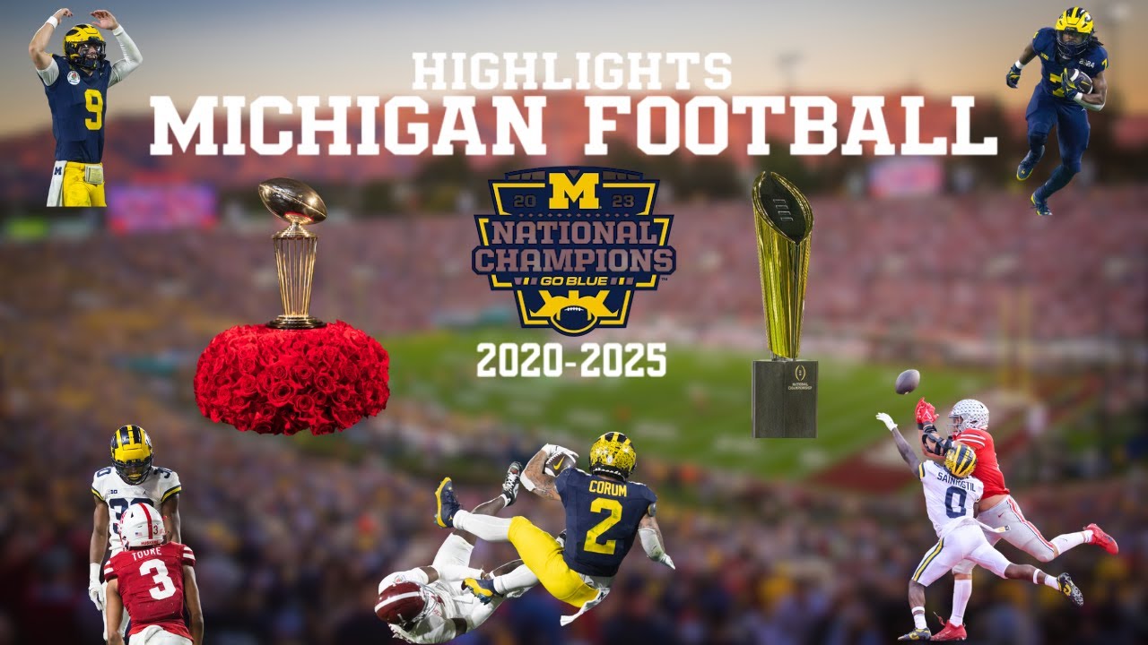 Michigan Wolverines Football Highlights 2020-2025 - YouTube