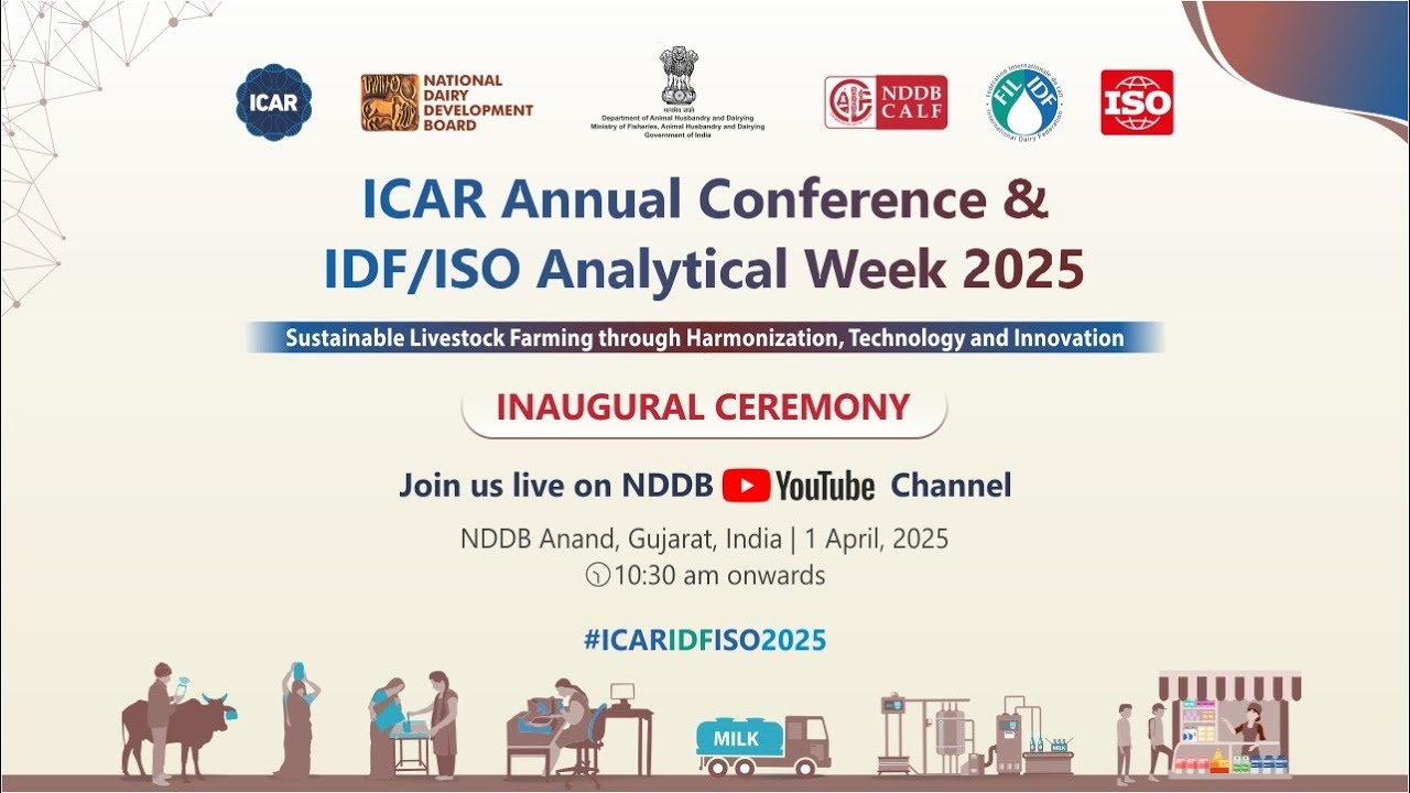 Inaugural Ceremony: ICAR Annual Conference & IDF/ISO Analytical Week ...