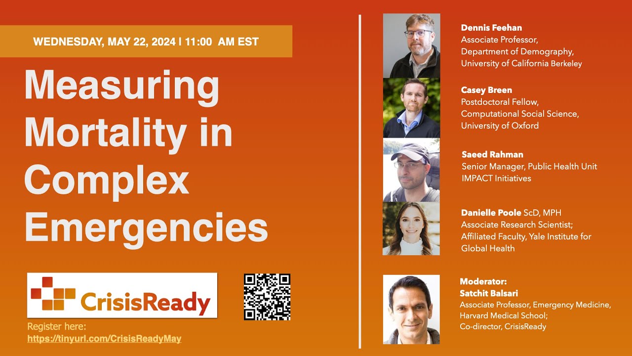 Measuring Mortality in Complex Emergencies - YouTube