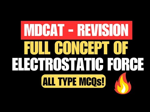 Electrostatic Force - Discussion Of Important MCQs For MDCAT 2024 🔥 ...