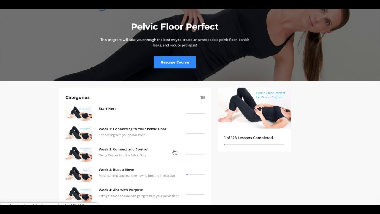 Pelvic Floor Perfect Preview - YouTube