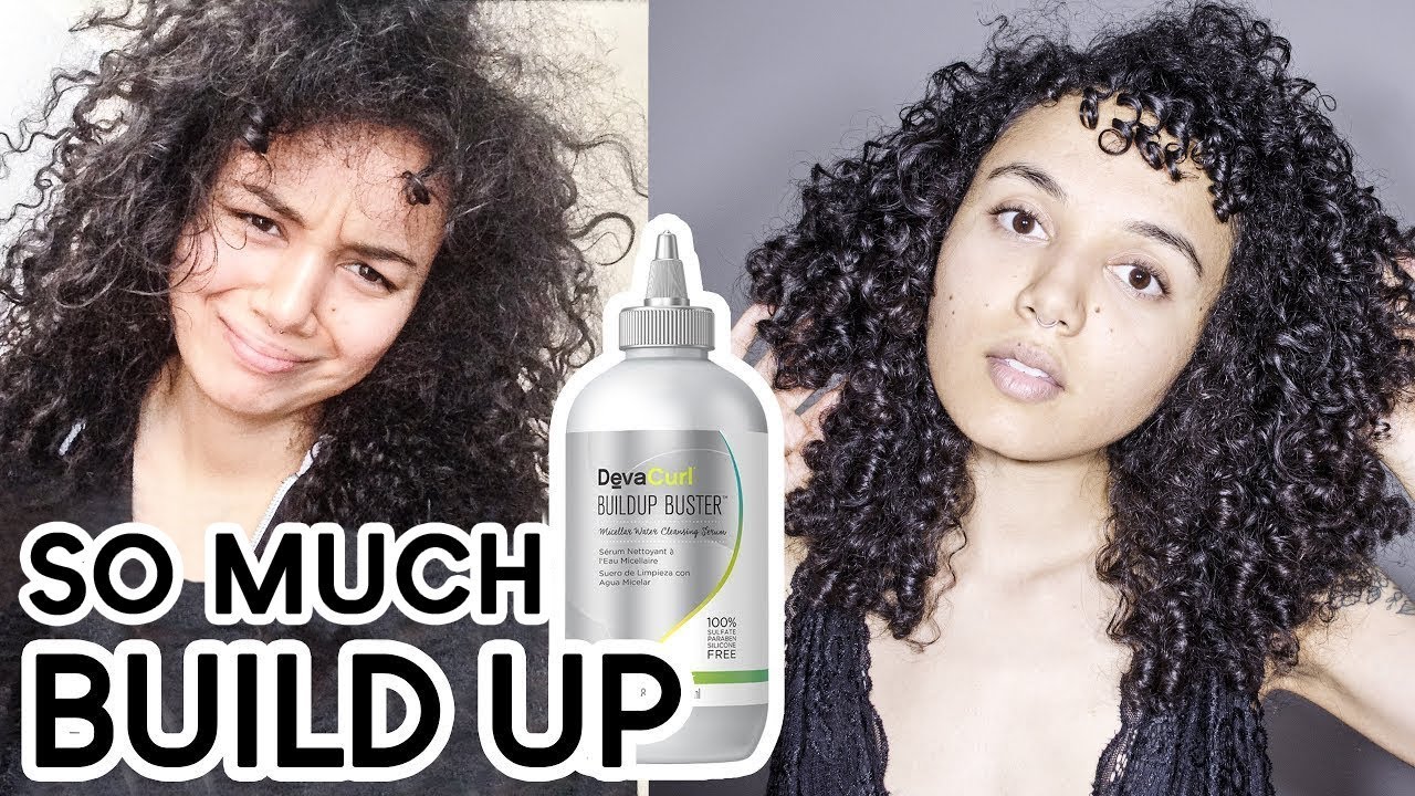 I Try to Remove the Buildup with DevaCurl Buildup Buster - YouTube
