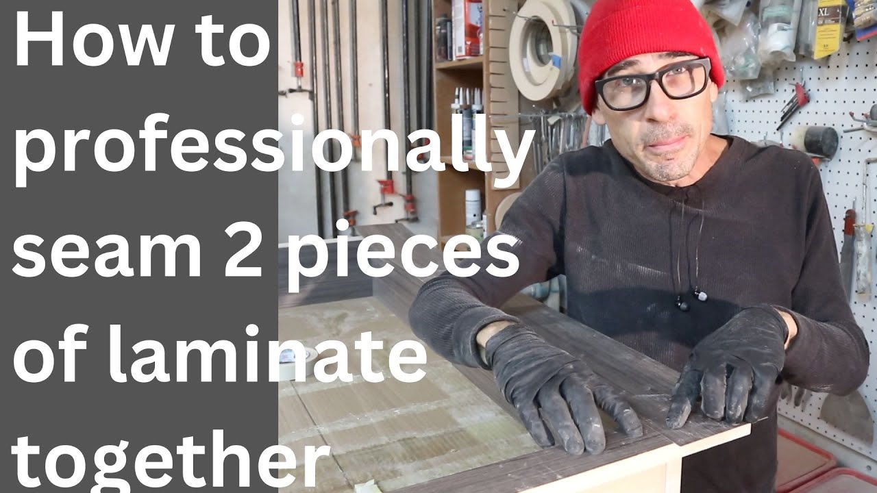 Seaming two pieces of laminate together - YouTube