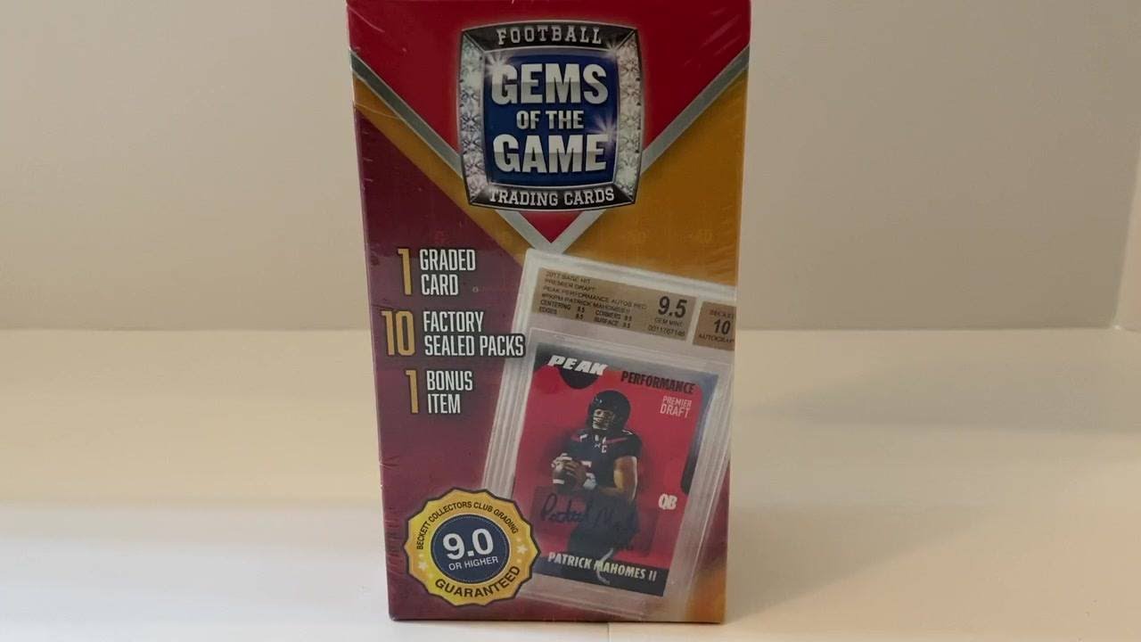 2020 Gems Of The Game Football Blaster Box Break! - YouTube