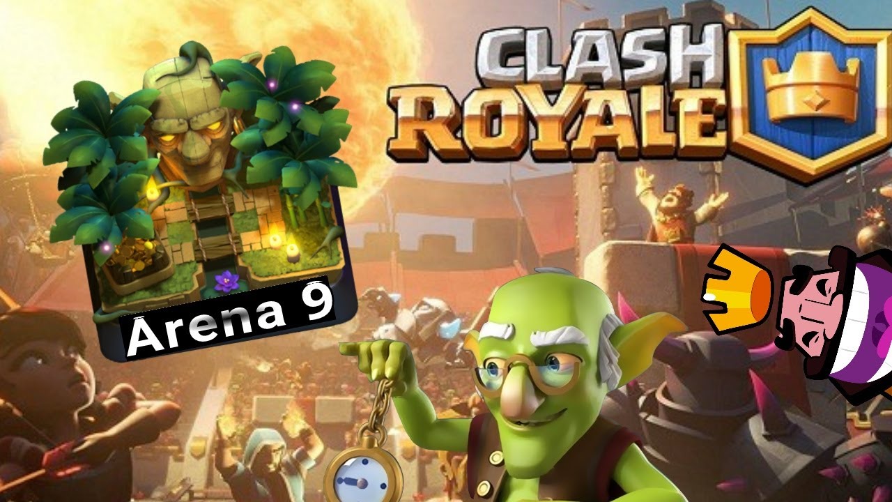 Arena 9 - Deck simples para chegar na arena 9 - YouTube
