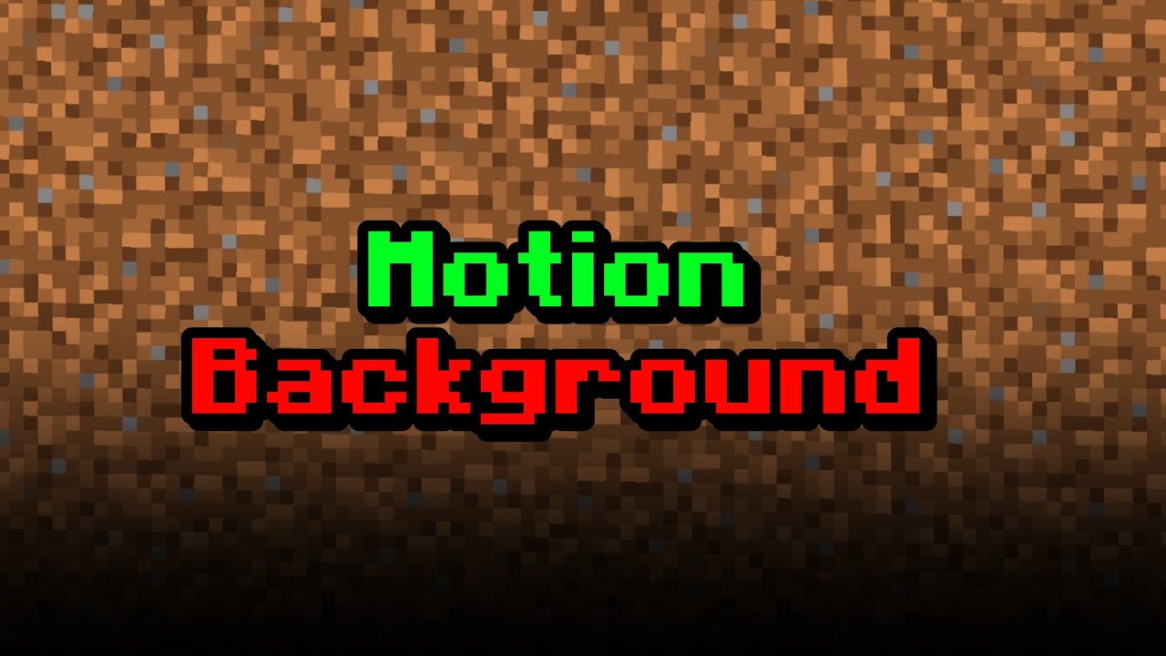 Minecraft dirt moving motion background 😉 - YouTube