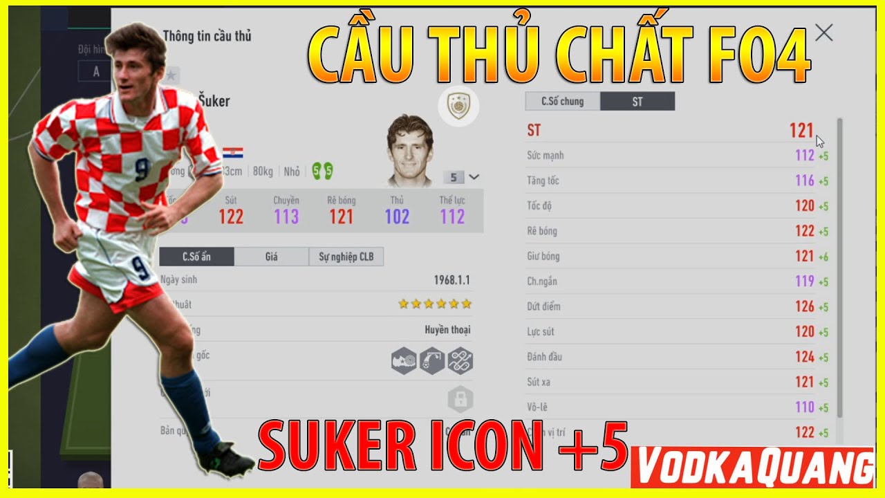 CẦU THỦ CHẤT FO4 | SUKER ICON +5 ST BEST KÈO TRÁI TEAM REAL MADRID FIFA ...