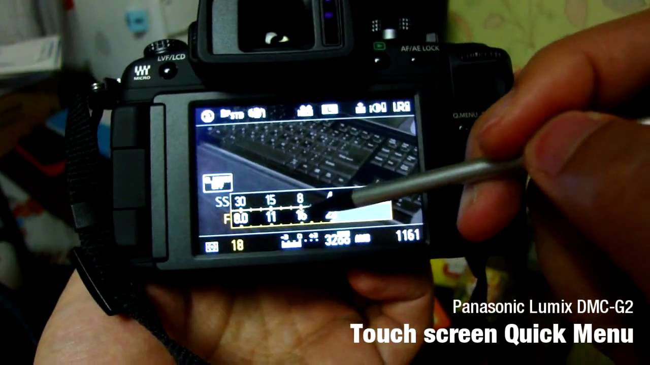 Panasonic Lumix DMC-G2 review - Touch screen #1 - YouTube
