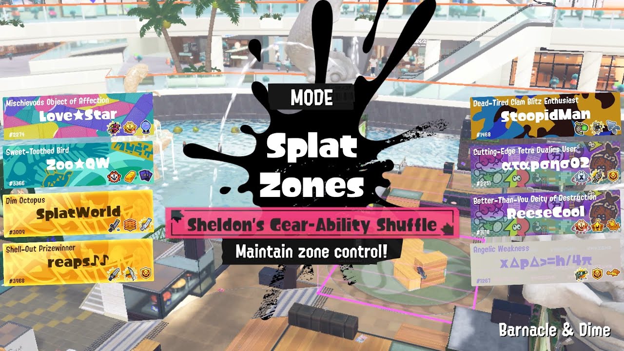 Challenge: Sheldon's Gear-Ability Shuffle - Splatoon 3 - YouTube