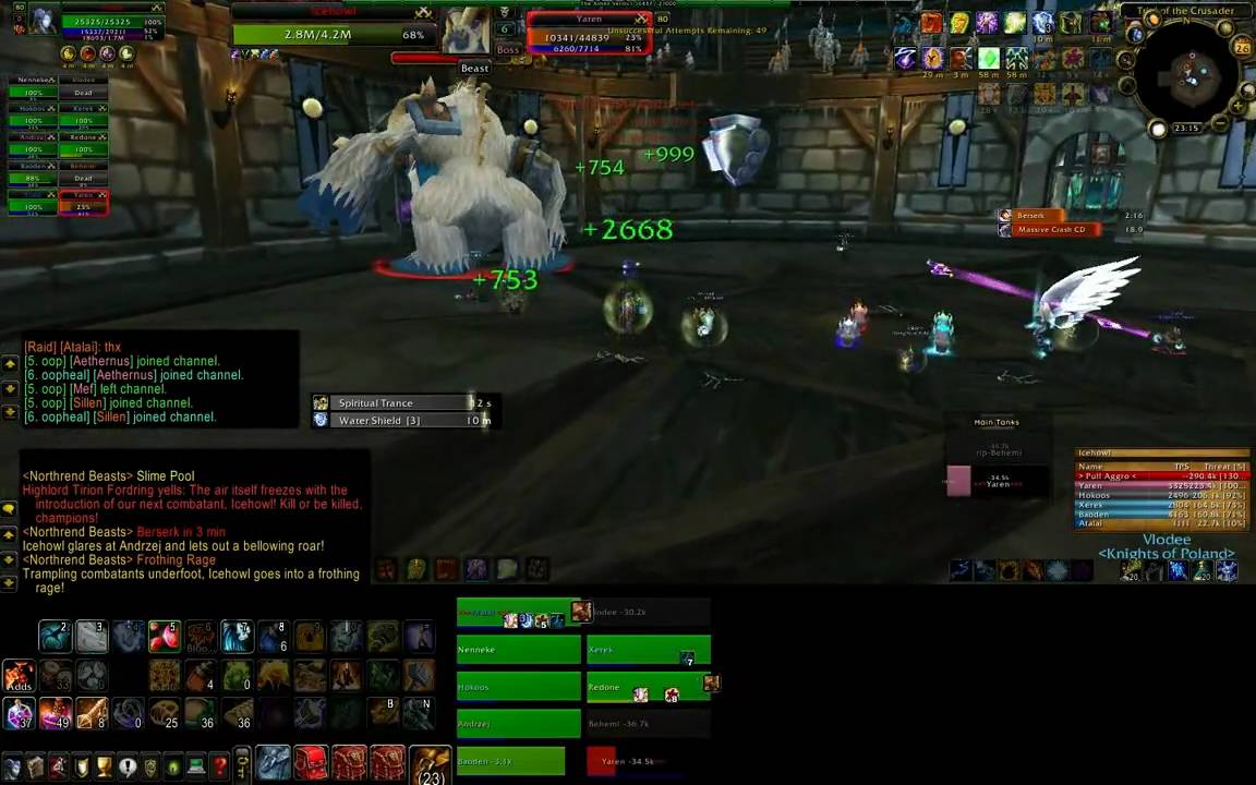 KoP - Northrend Beasts 10 man heroic - YouTube