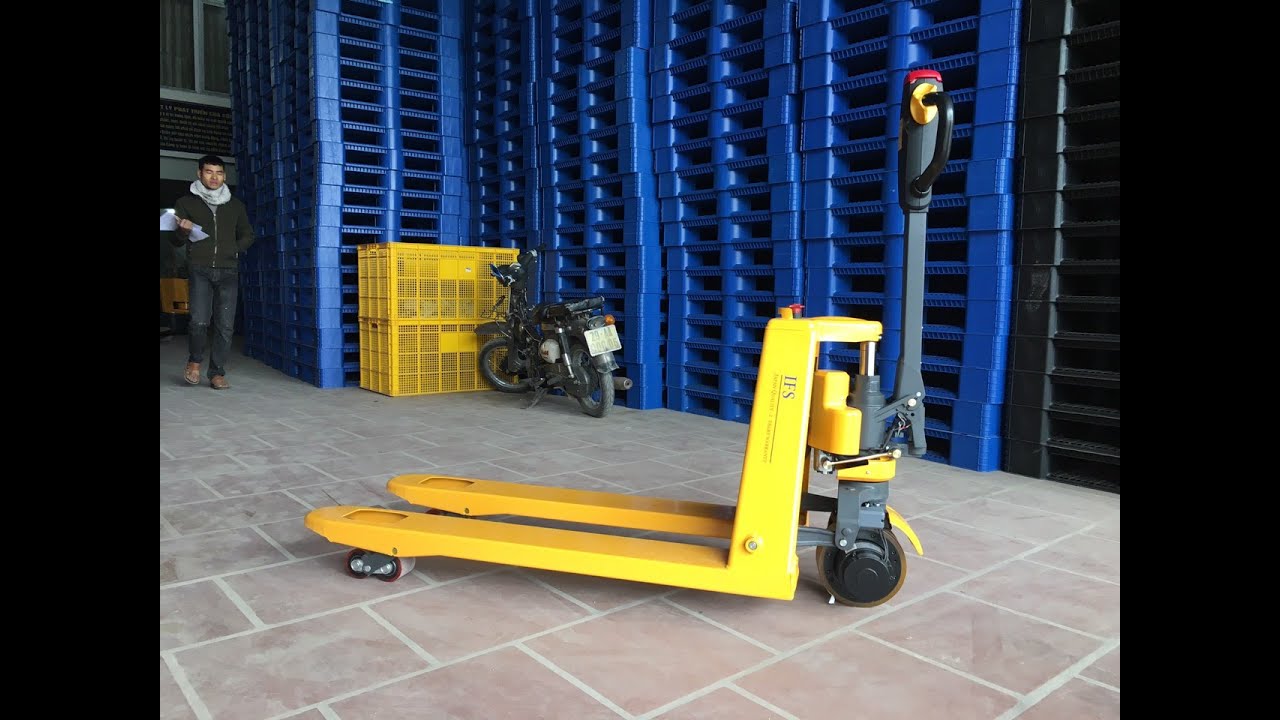 Electric Pallet Truck model CBD15 Xilin xe nâng tay thấp chạy điện tự ...