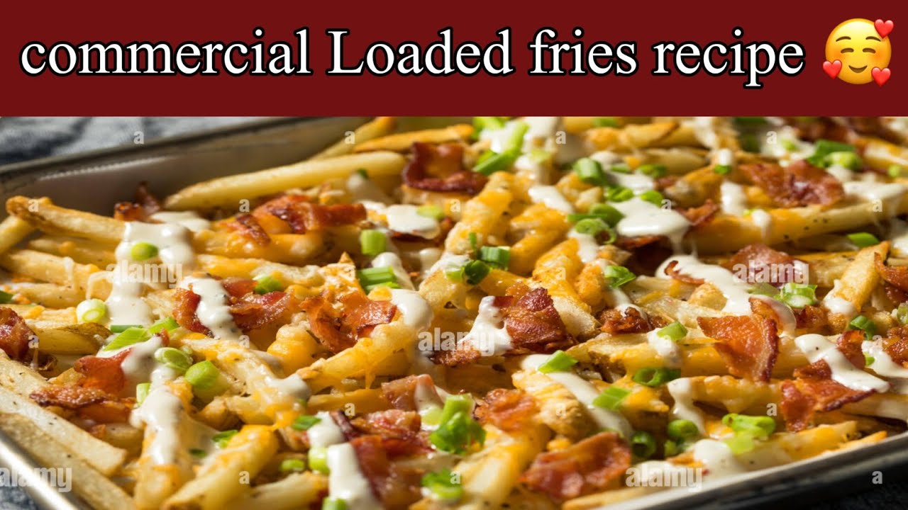 loaded fries 🍟🤤|chicken loaded fries with cheese|your daily dose| - YouTube
