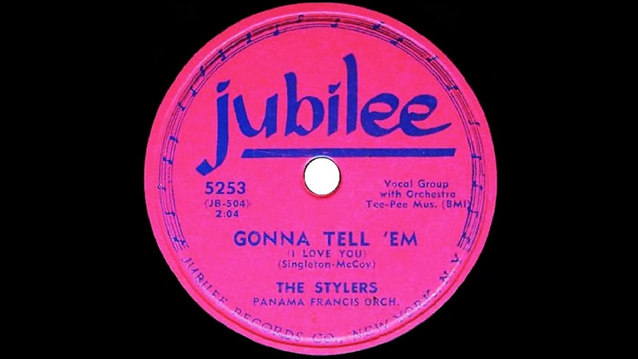 THE STYLERS - Gonna Tell 'Em (I Love You) (1956) - YouTube