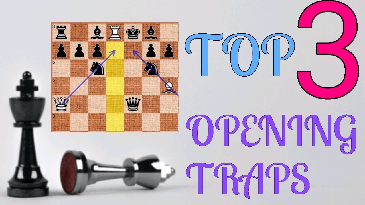 3 BEST EVER CHESS OPENING TRAPS || CHESS OPENING TRICKS AND STRATEGIES ...
