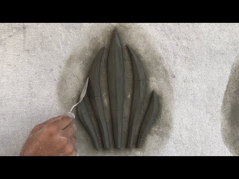 making a simple design with cement | Art for you | sand and cement ...