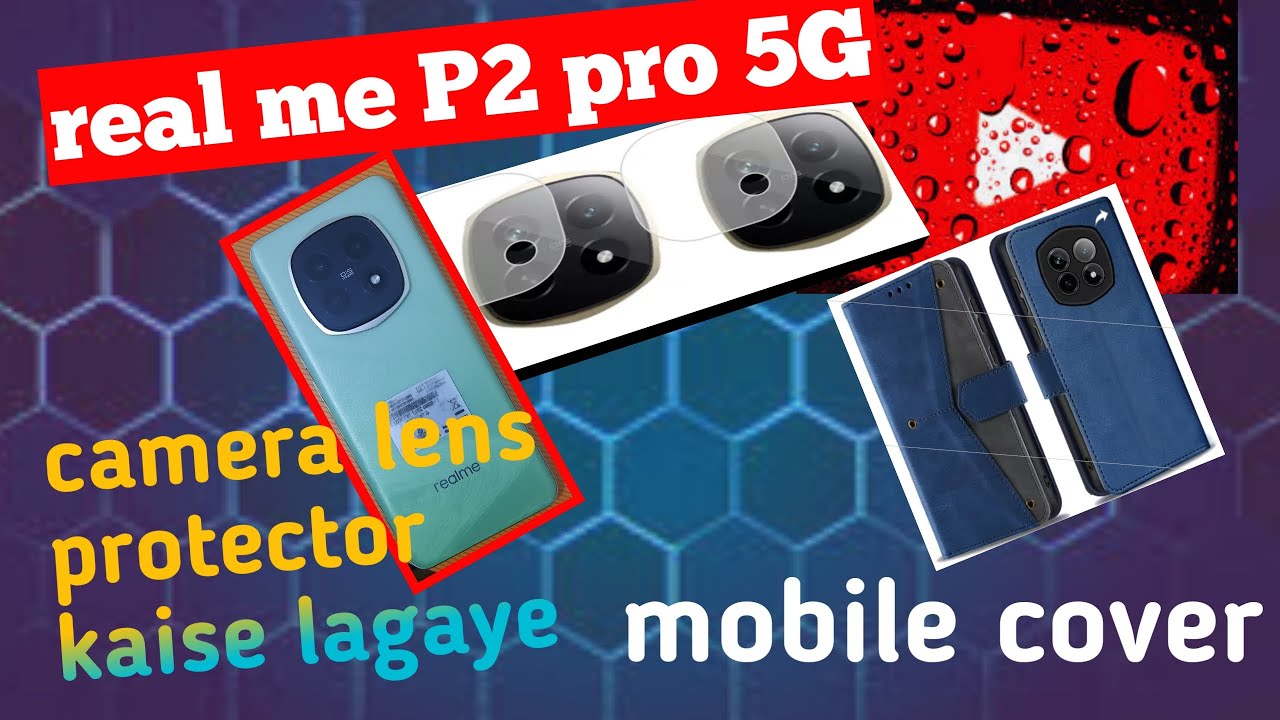 Real me P2 pro camera lens protector, Mobile camera lens kaise lagaye ...