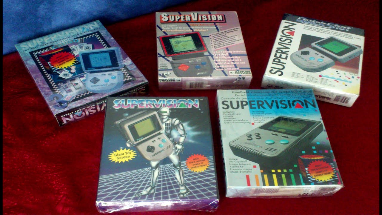 SUPERVISION Consoles PANTHEON - ALL RARE MODELS / EDITIONS - MUSEUM ...